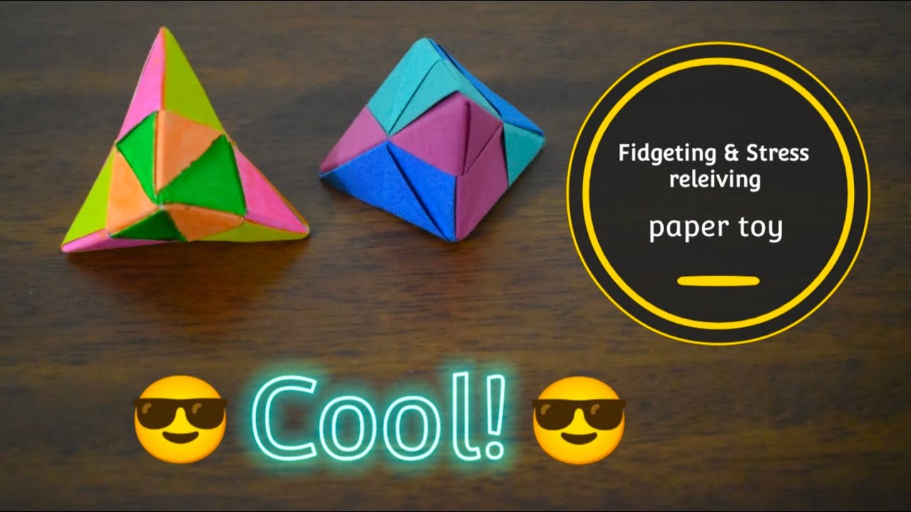 How to make a Fidgeting and Stress Relieving Paper Toy | Super Easy | J ...