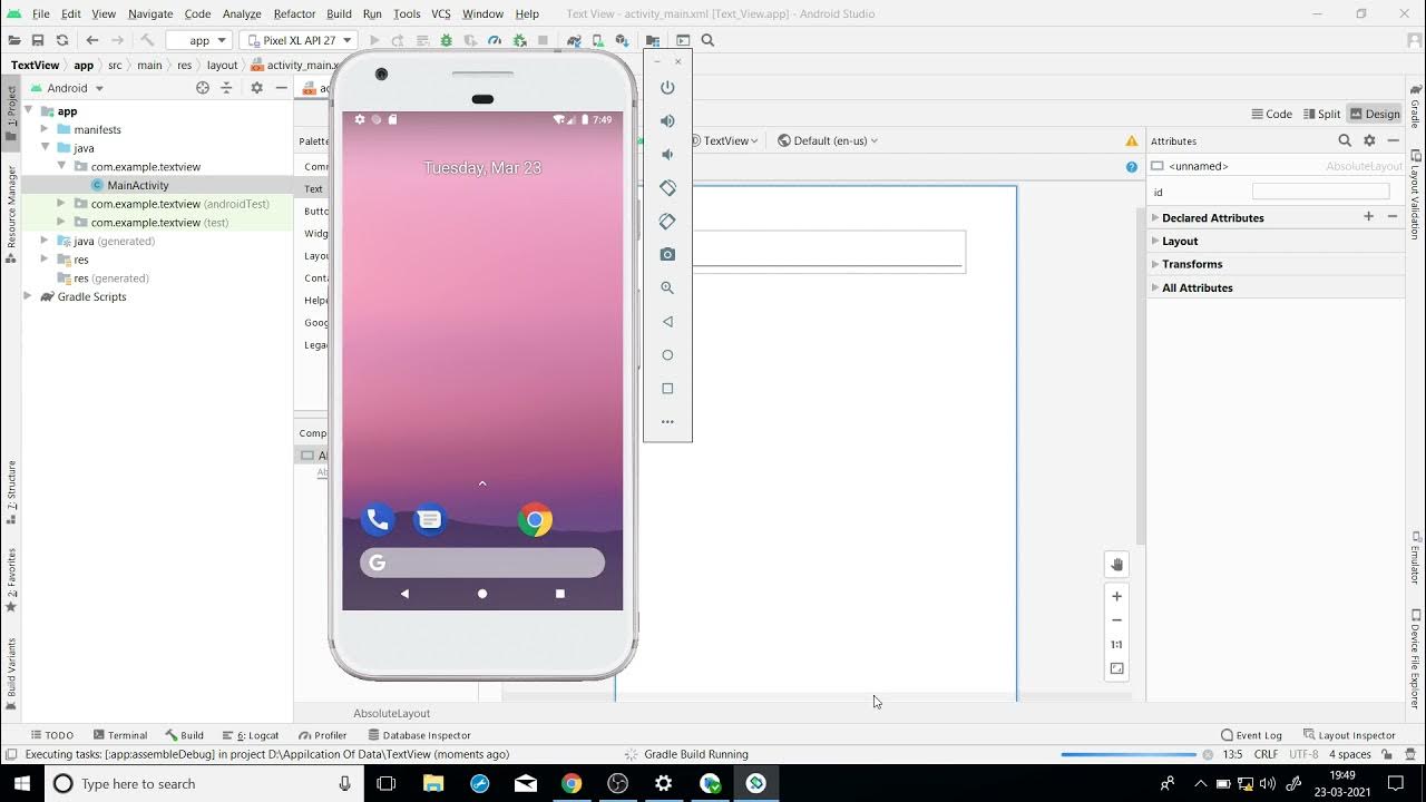 07 MSBTE 22617 PRACTICL OF ANDROID STUDIO ON Text View and Edit Text ...