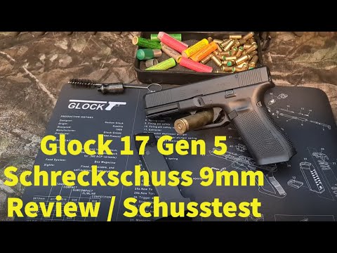 Glock 17 Gen. 5 Blank Firing Pistol Review / Test + Shooting Test