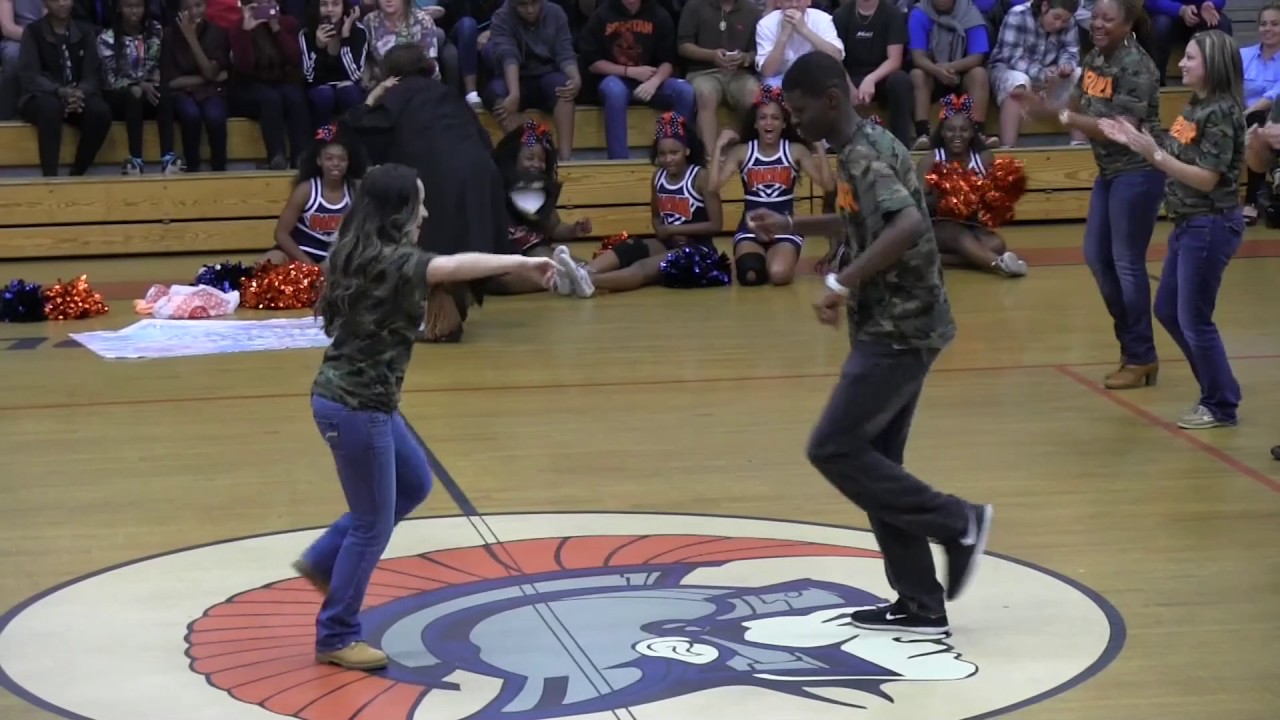 SRO Deputy Jason Folley and Bruner Middle School Staffers Dance Dance ...