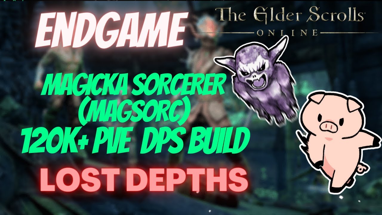 ESO Endgame Magicka Sorcerer (Magsorc) 120k+ PVE DPS High Isle DLC ...