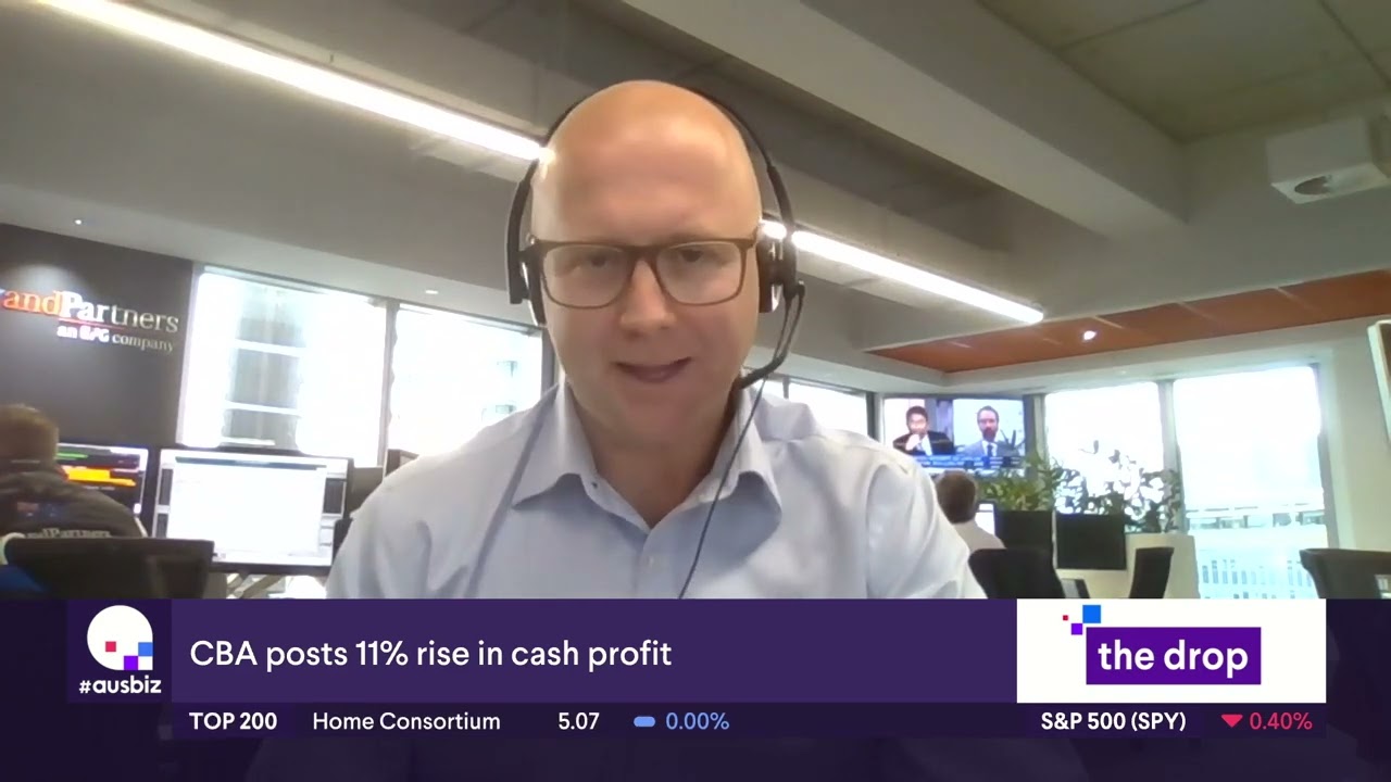 Ausbiz: James Gerrish covering CBA's FY22 Result - YouTube