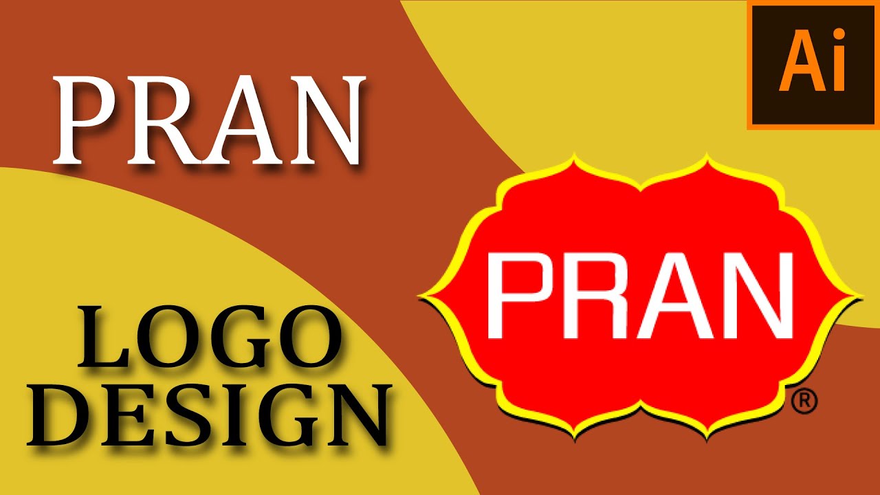 PRAN Logo Design | Graphic Design Level 2 | NTVQF Exam Solution - YouTube