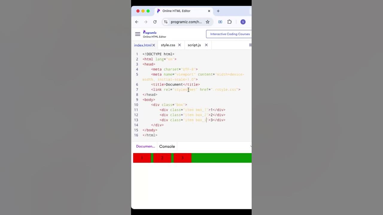 CSS Flexbox order Explained in 60 Seconds! - YouTube