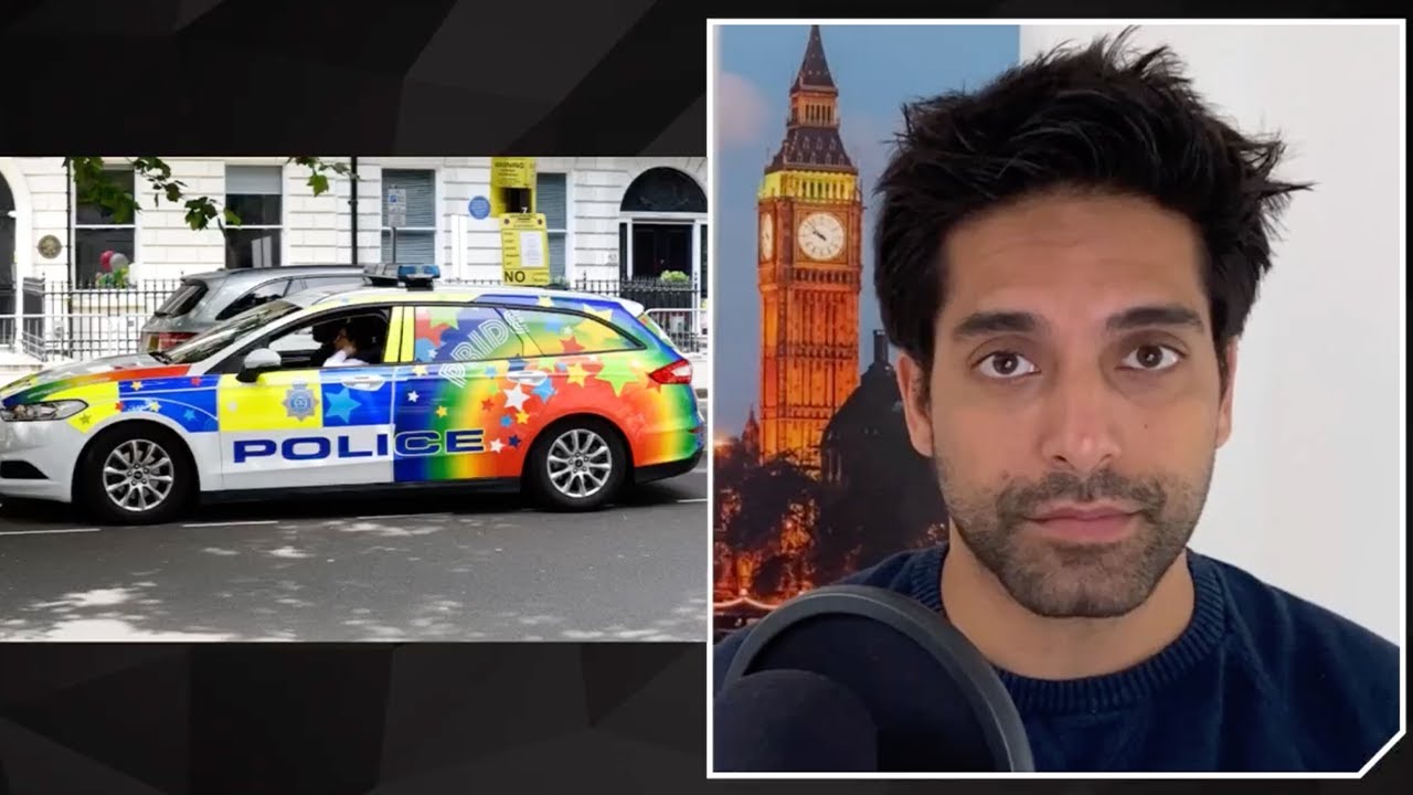 UK Police Cars Painted ' Woke Rainbow' 🤡 🌈 - YouTube