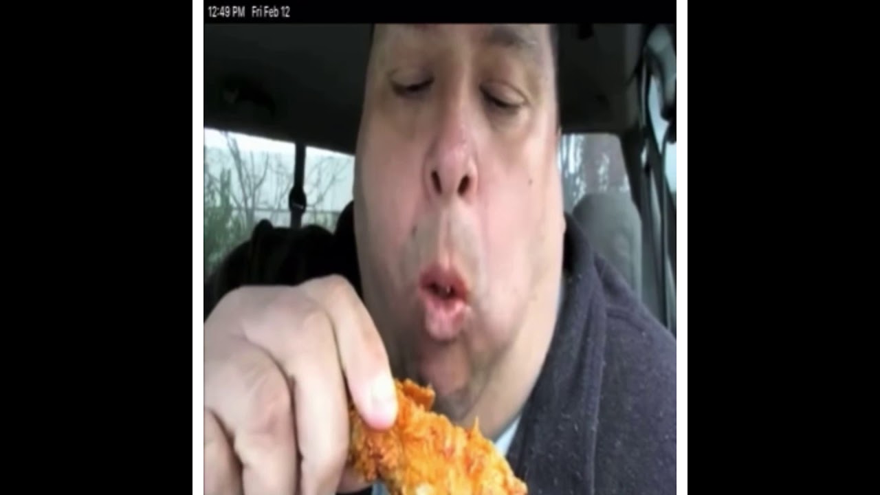Joey eating chicken(reversing a reversed video) - YouTube
