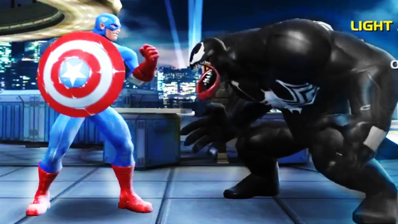 Captain America Vs Venom