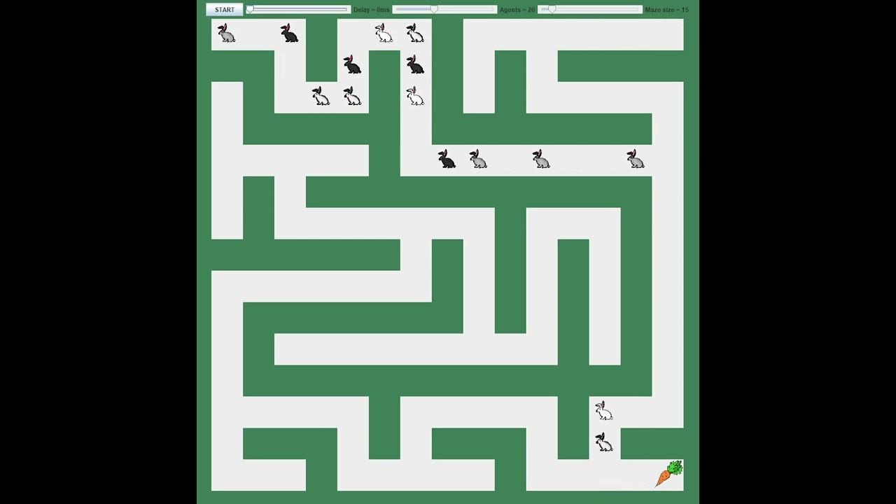 Reinforcement-Learning for Maze Solving#2 - more complex maze - YouTube