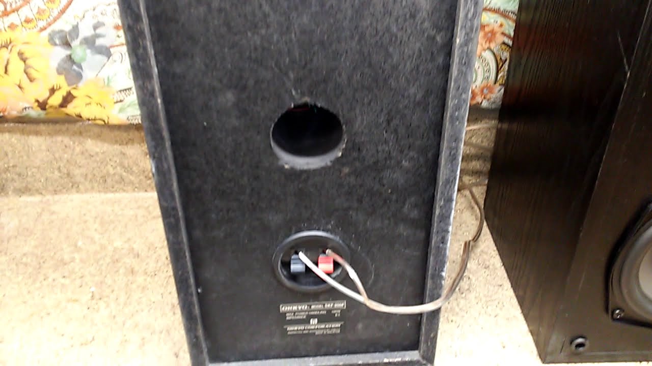(2) Onkyo SKF-200F Bookshelf Speakers 100W 8 Ohms - YouTube