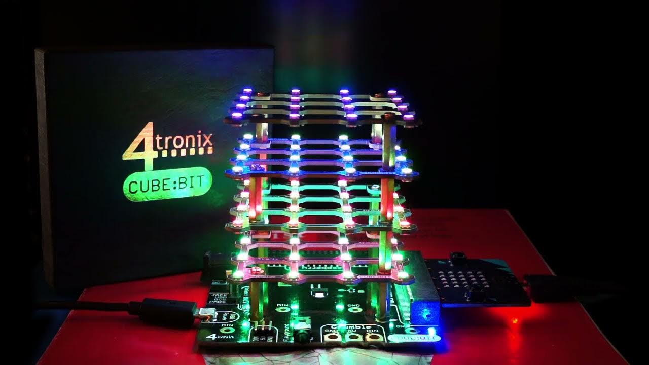 Another 4tronix Cube Bit Planar Animation Using The Micro Bit And Makecode Youtube