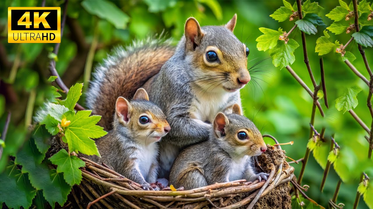 Baby Animals 4K - Relax With Beautiful Young Animals On Earth With ...