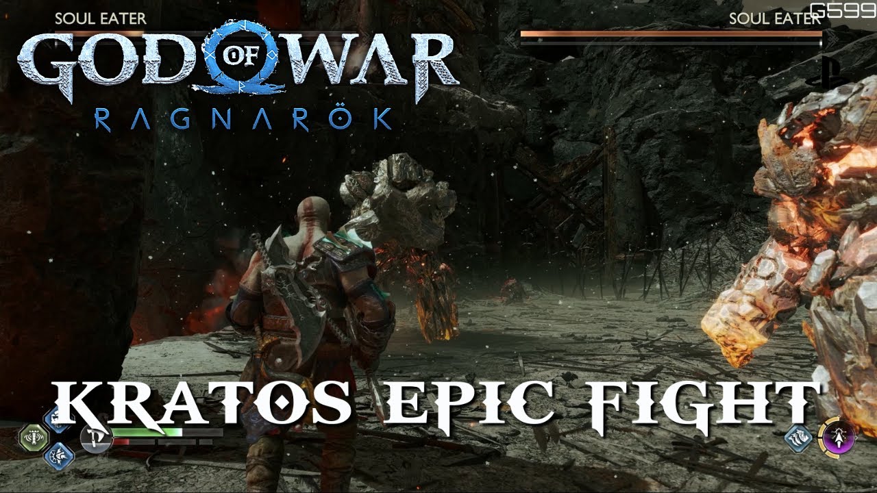 God of War: RAGNAROK - Kratos VS The Fire Ancients! - YouTube