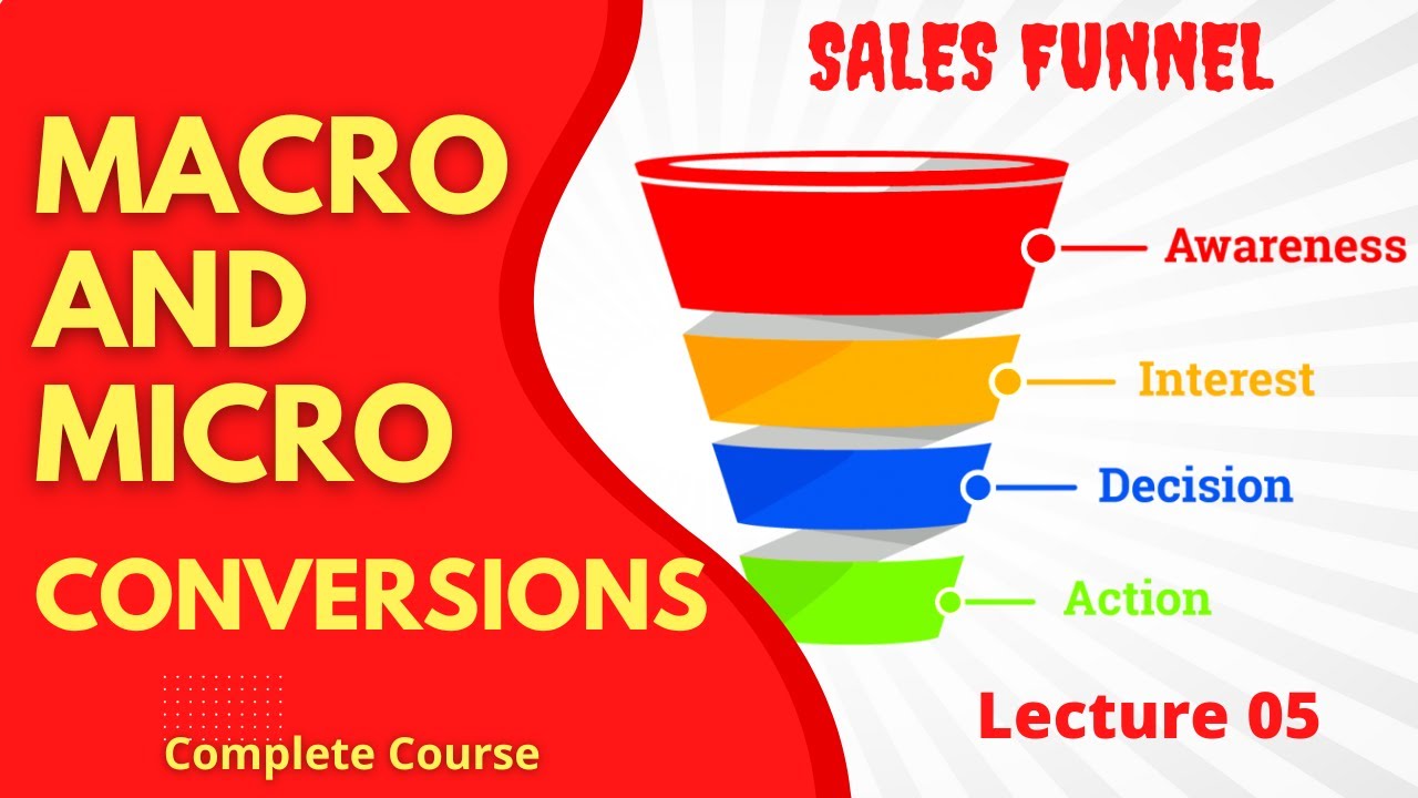 Macro and Micro Conversions - Sales Funnel | Lecture 5 - YouTube