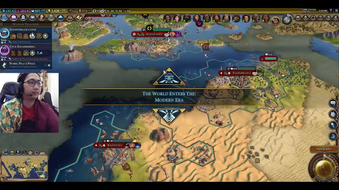 【Civilization VI】 Indonesia Memasuki Modern Era #4 - YouTube
