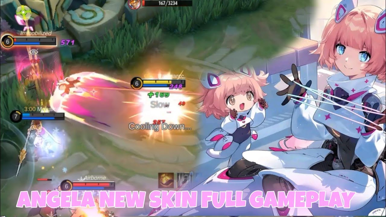 NEW ANGELA ASPIRANT CYBER CHERUBIN FULL GAMEPLAY - Raymarcc - YouTube