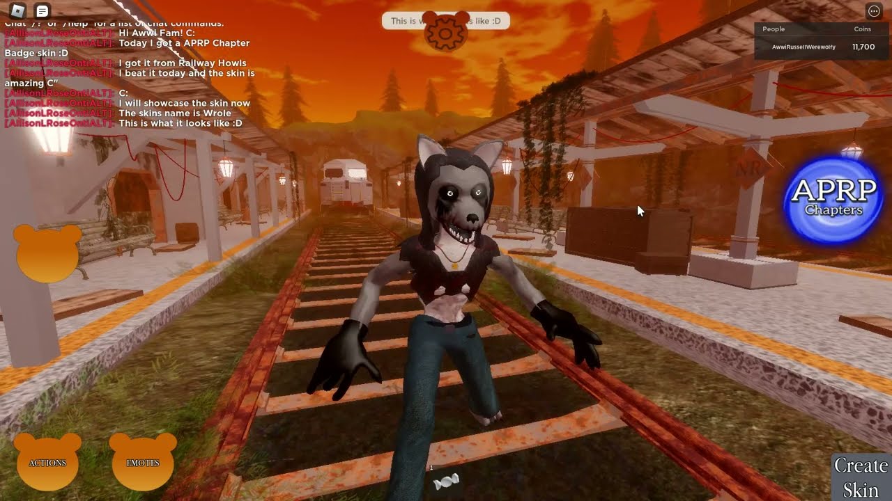 Showcasing the Wrole Wolf Skin from APRP Railway Howls Chapter! (MY ...