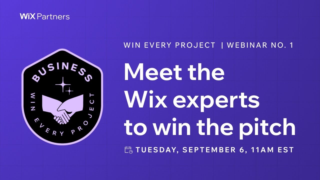 Live Webinar: Meet the Wix experts to win the pitch - YouTube