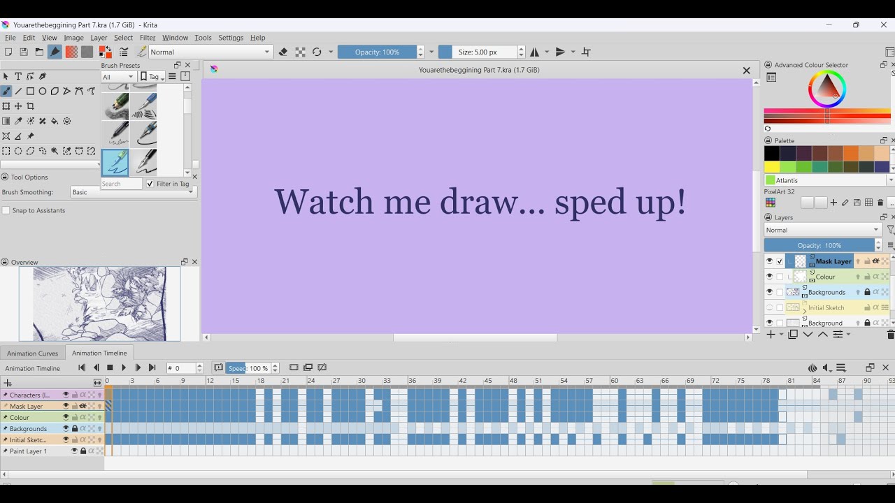 Speedpaint - Working on a map part (yatb pt 7) - YouTube