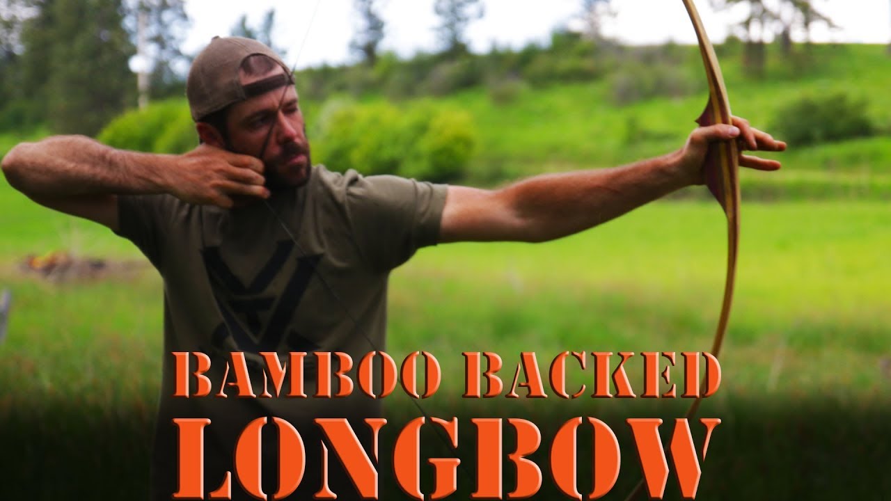How to build a Bamboo backed Osage reflex deflex long bow - YouTube