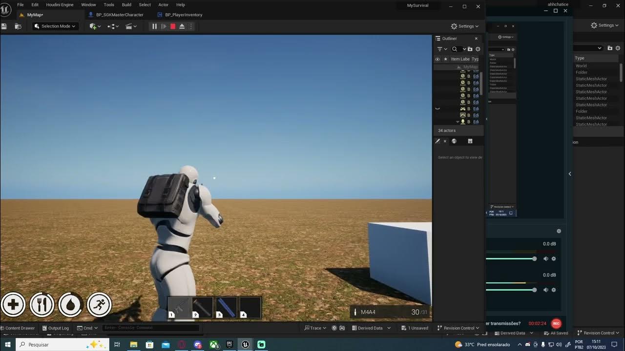 Projeto Survival Game UE5 - YouTube