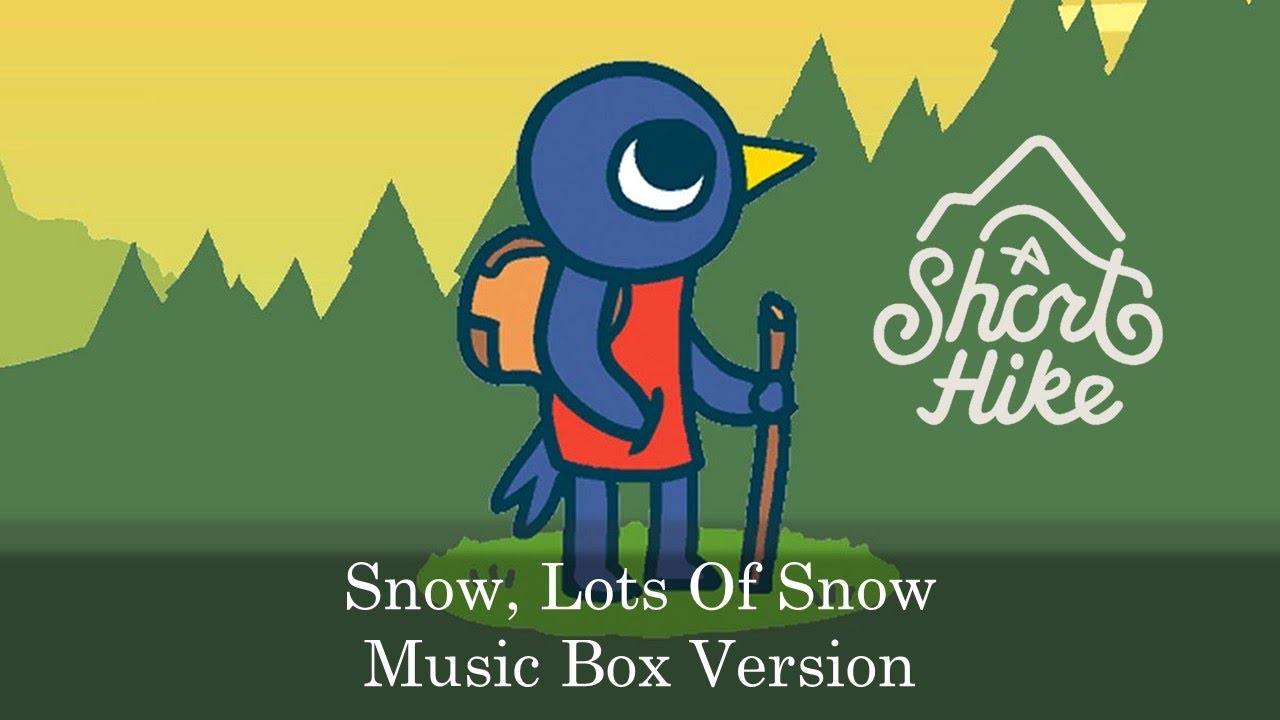 Snow, Lots Of Snow - A Short Hike | Music Box 1 Hour Loop - YouTube