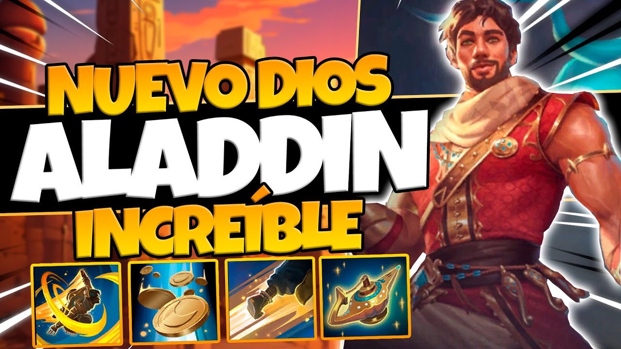NUEVO DIOS ALADDIN - EL DIOS MÁS INCREÍBLE QUE SE HA CREADO EN SMITE ...
