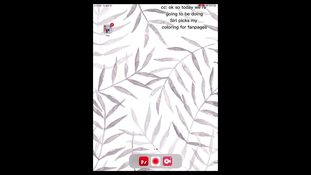 Siri picks my coloring!||voice over|| captions for parts of video ...