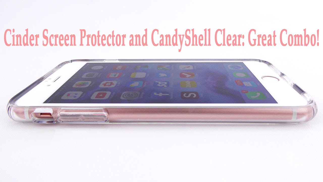Showcase your Rose Gold with the Cinder Screen Protector and CandyShell ...