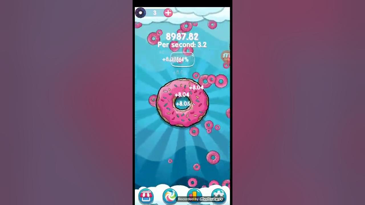 Donut clicker mini game - YouTube