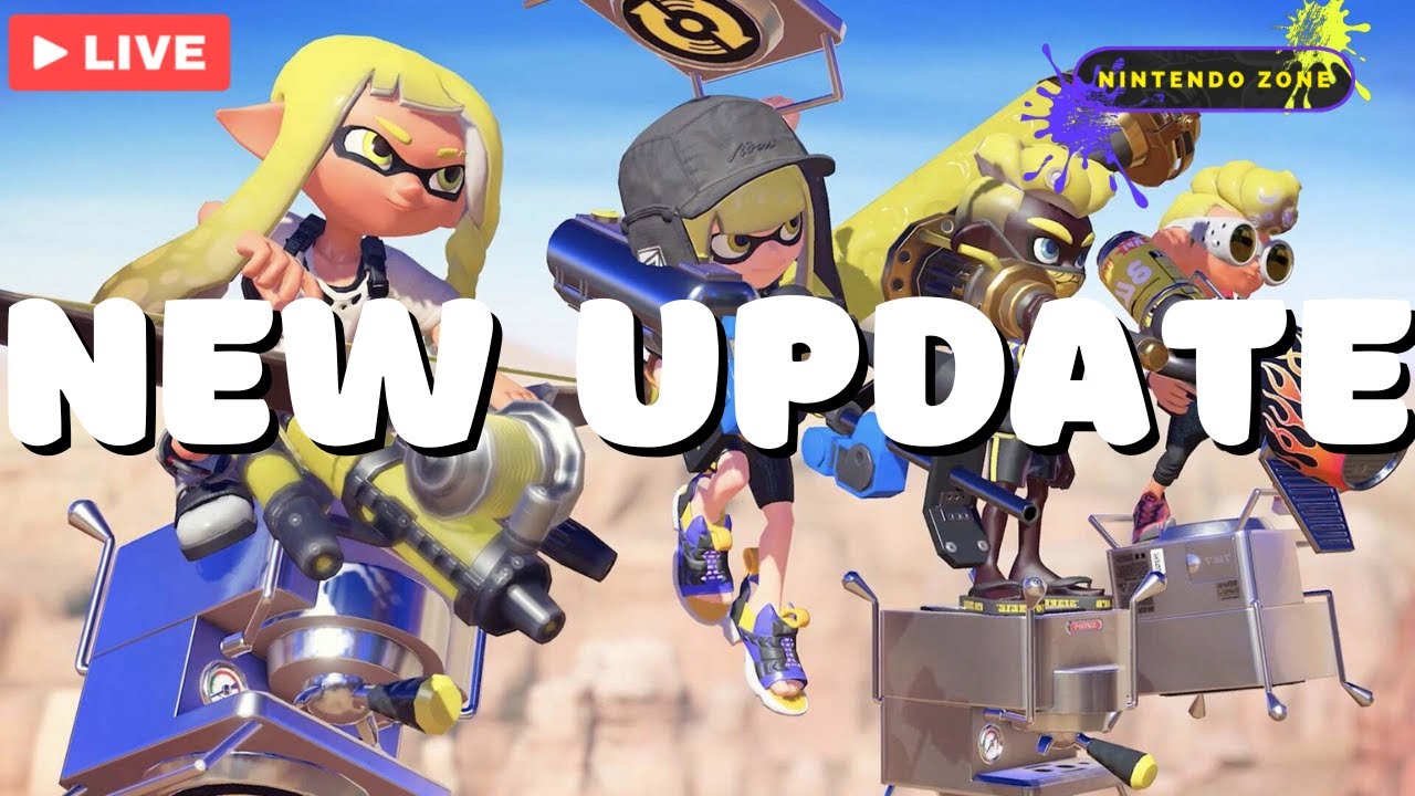 🔴 NEW WEAPONS | Splatoon 3 UPDATE | Live Stream 🔴 - YouTube