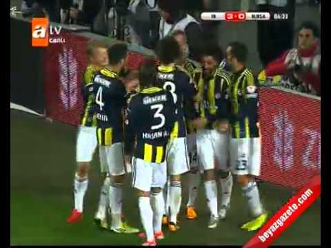 Fenerbahçe Bursaspor 3 - 0 Gol Beykan Şimşek Ziraat Türkiye Kupası 23 Ocak 2013