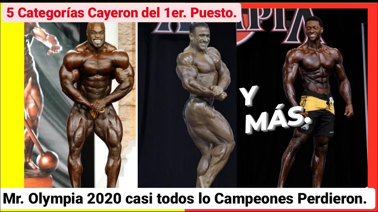 Mr. Olympia 2020 Casi todas las Categorías lo Campeones no pudieron Retener el Título ¿Por Qué ...