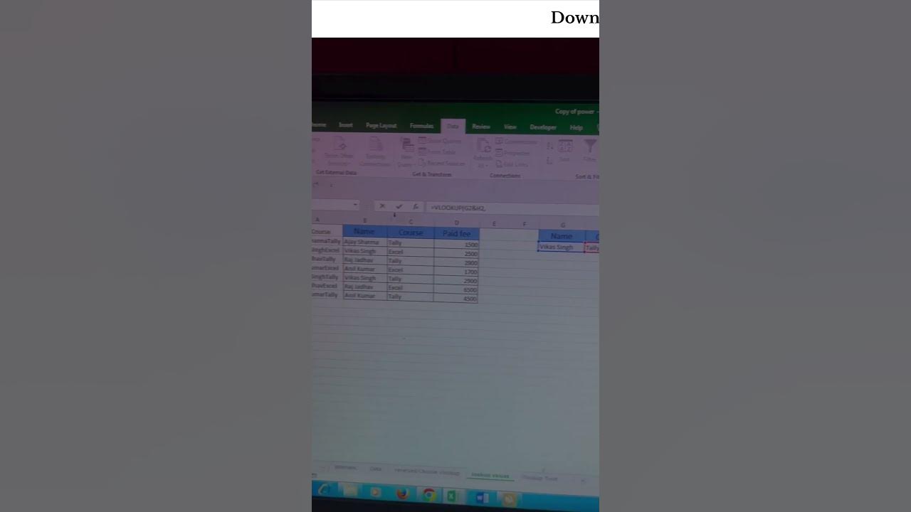 Two Lookup Values Excelwalesir Exceltricks Corporate Training Exceltips Tutorial Youtube