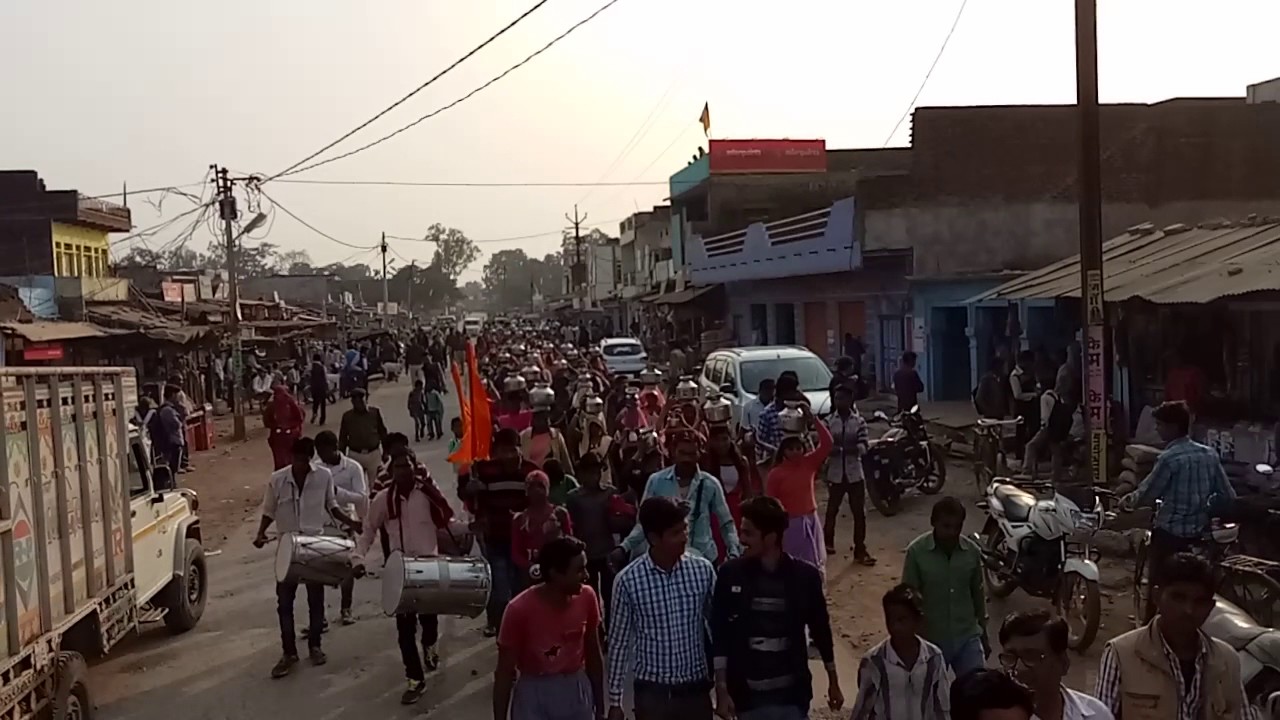 Samajik samrasta kalash yatra AMANGANJ - YouTube