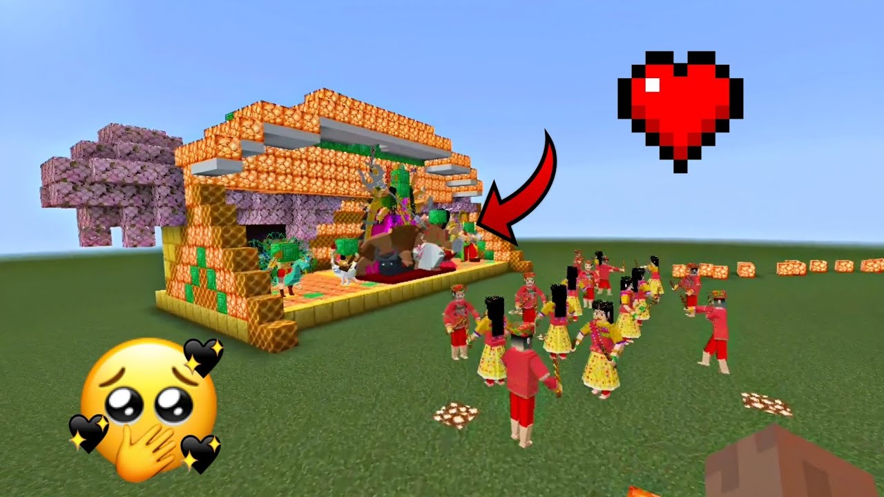 Durga Pandals Minecraft Making | By Shreyansh Chhotu Minecraft - YouTube