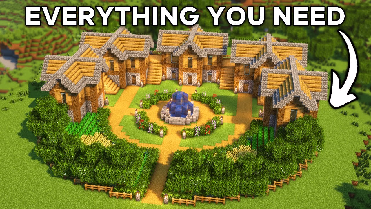 Minecraft: 2-5 Player Survival Base Tutorial🏠 - YouTube