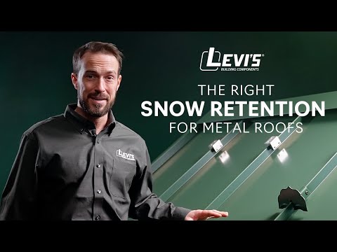 The Right Snow Retention for Metal Roofs