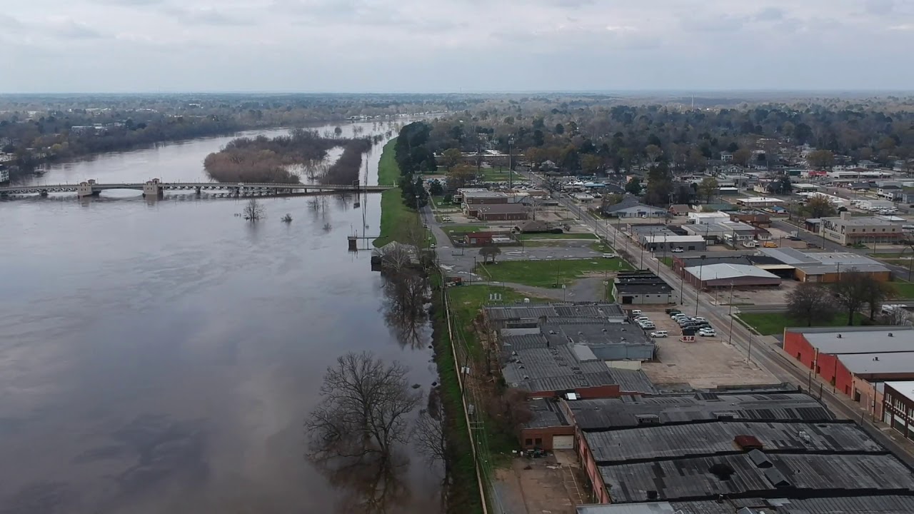 More Ouachita River Flooding Monroe, LA - YouTube