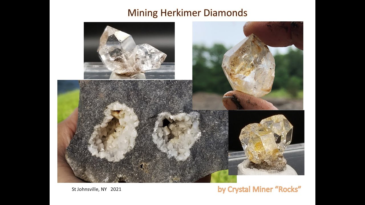 Crystal Grove Herkimer Mine - NY - YouTube