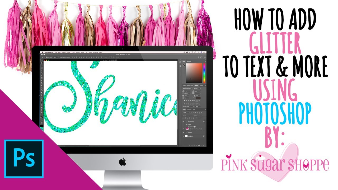 How To Add Glitter To Text In Photoshop PS Tutorial Glitter Patterns And Effects YouTube How To Add Glitter To Text In Photoshop PS Tutorial Glitter Patterns And Effects YouTube