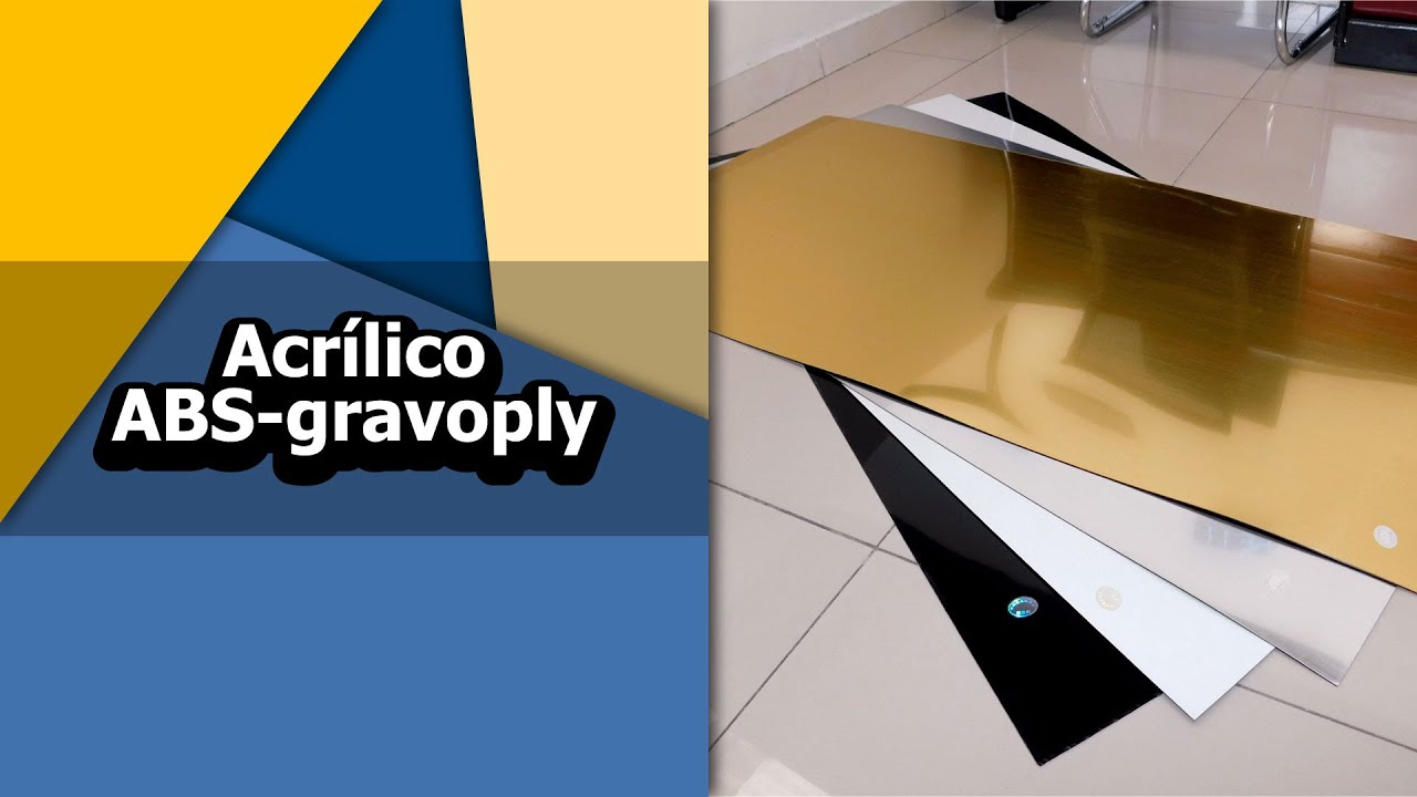 GENIAL!!!! corte y grabado láser en de acrílico gravoply (ABS) con ...