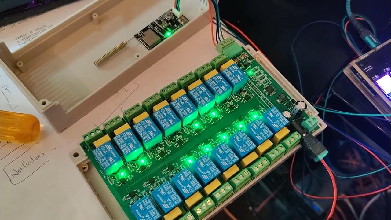 16 Channel Relay Board with Wireless Control - YouTube