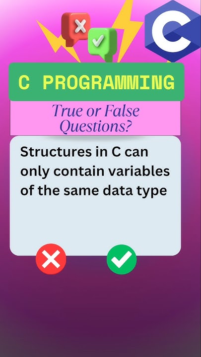 C Programming true or false questions #computerscience #interview #viralshort #cprogramming # ...
