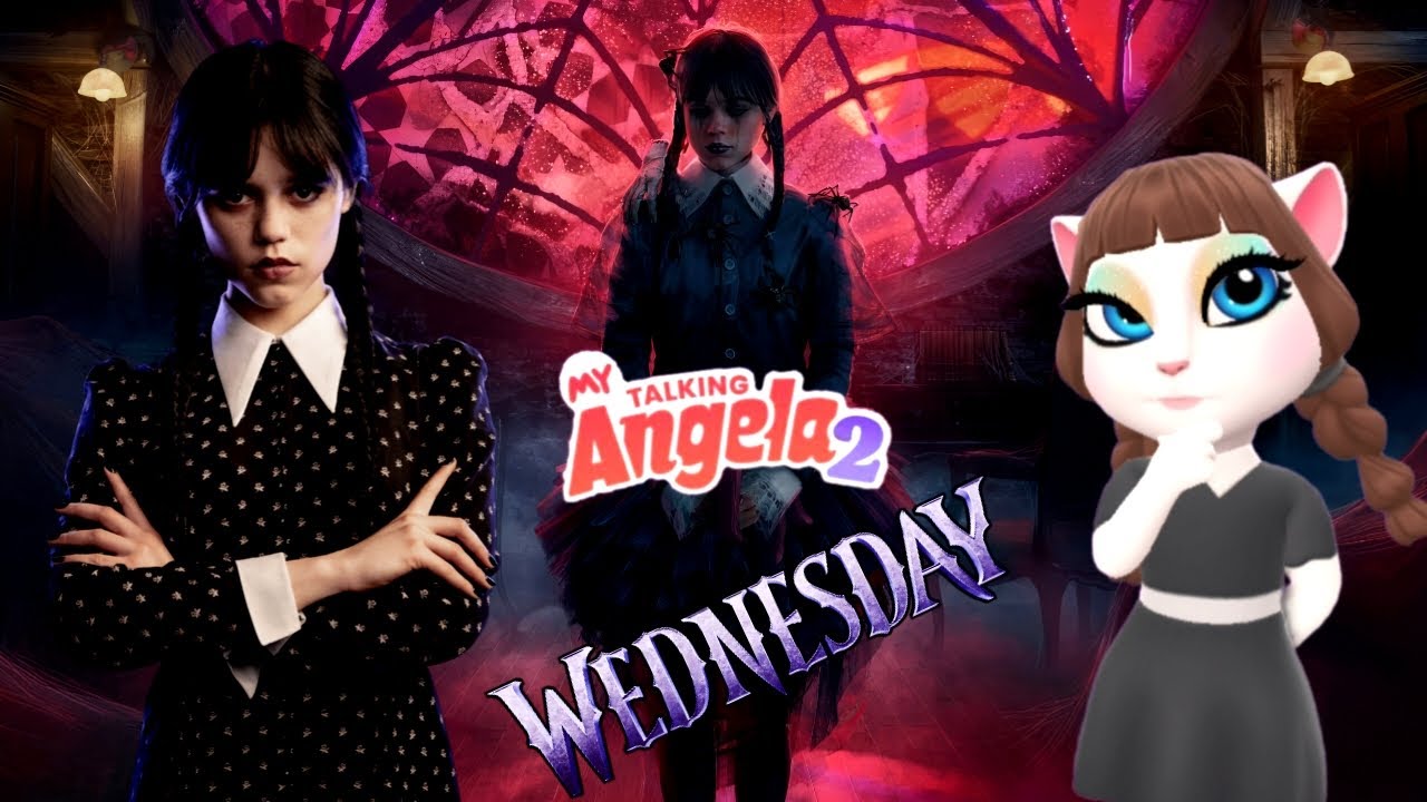 My Talking Angela 2, Wednesday makeover by my Talking Angela 2 ...