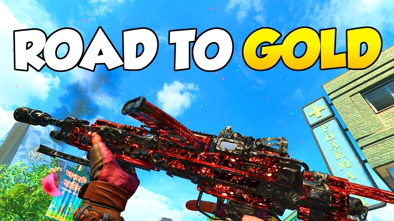 Unlocking ALL CAMOS for TIGERSHARK LMG in BO4!! - (Dark Matter, Diamond ...