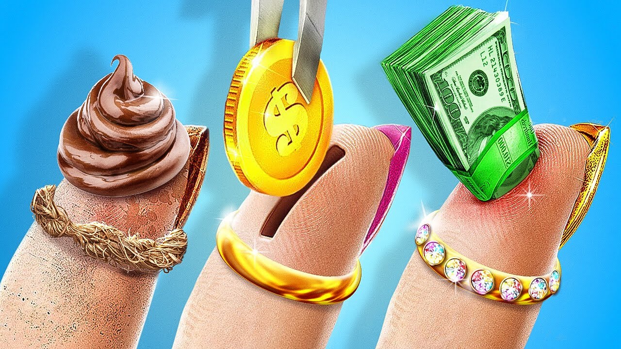 POOR vs RICH vs GIGA RICH Girl - I was Adopted by Billionaires by ...