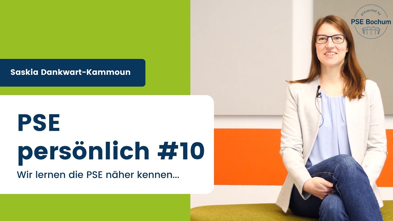 PSE persönlich #10 - Saskia Dankwart-Kammoun - YouTube