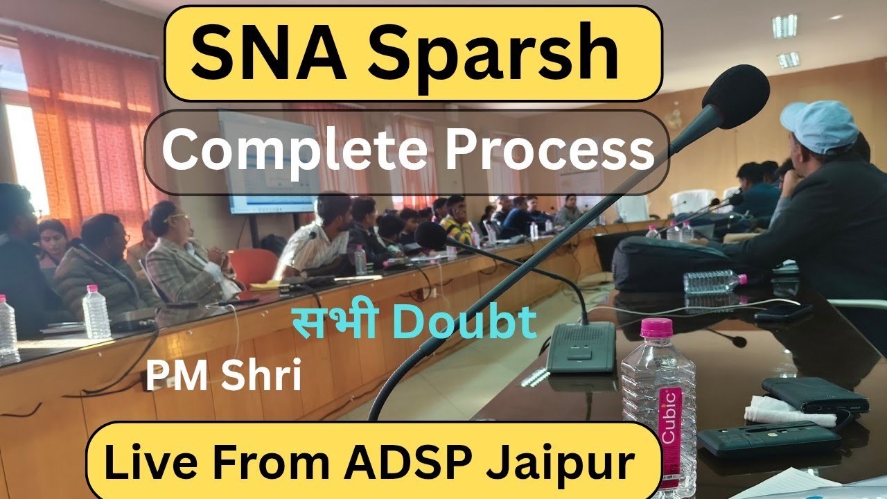 SNA Sparsh Bill Complete Process PM Shri SNA Sparsh Bill Ifms 3.0 ...