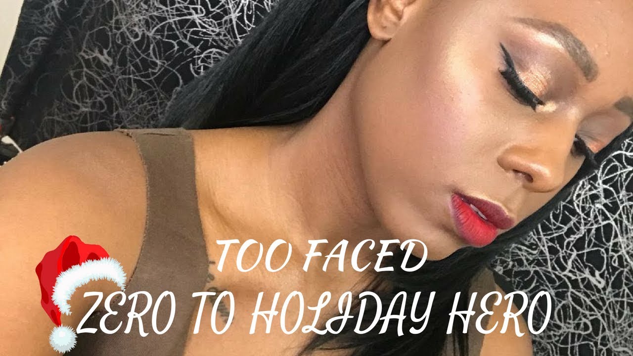 HOLIDAY GLAM MAKEUP TUTORIAL | DARK SKIN | BEVERLY NAGY - YouTube