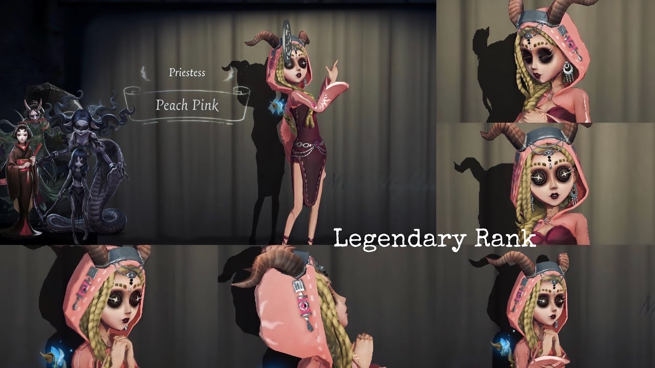 Identity V | Pink Priestess Gameplay! Legendary Rank - YouTube